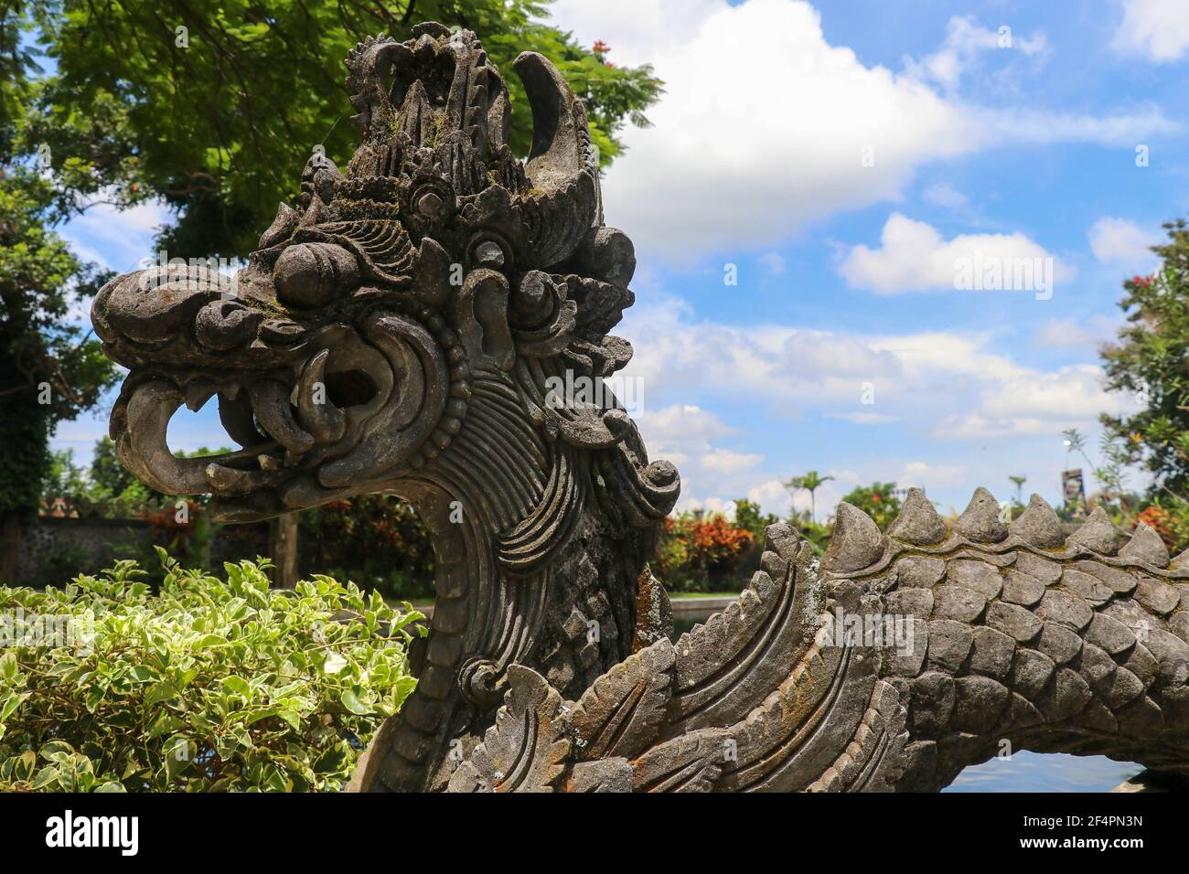 Dragon Traditional Statue Bali Indonesia High Resolution Stock ...