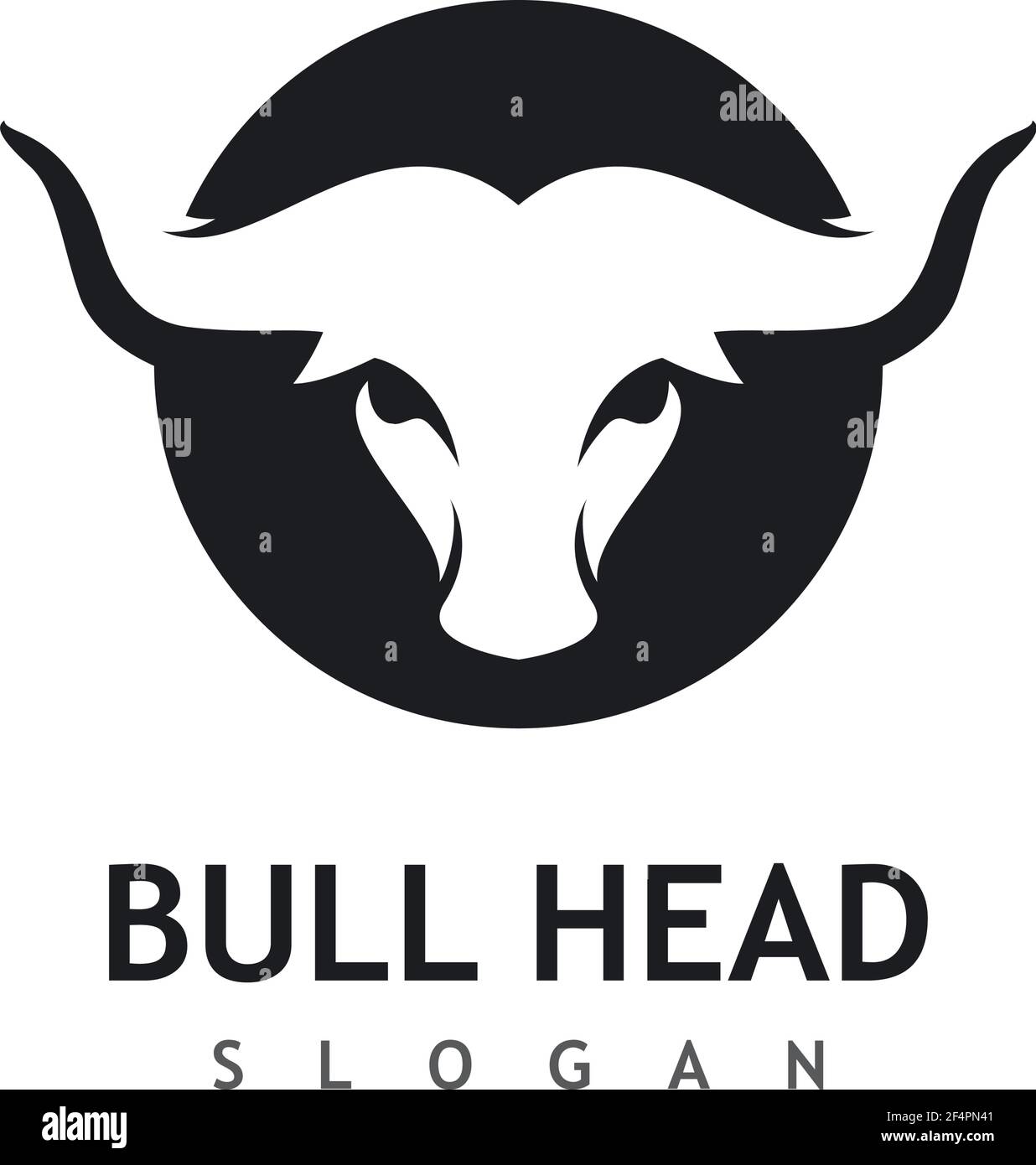Bull head logo images Stock Vector Image & Art - Alamy
