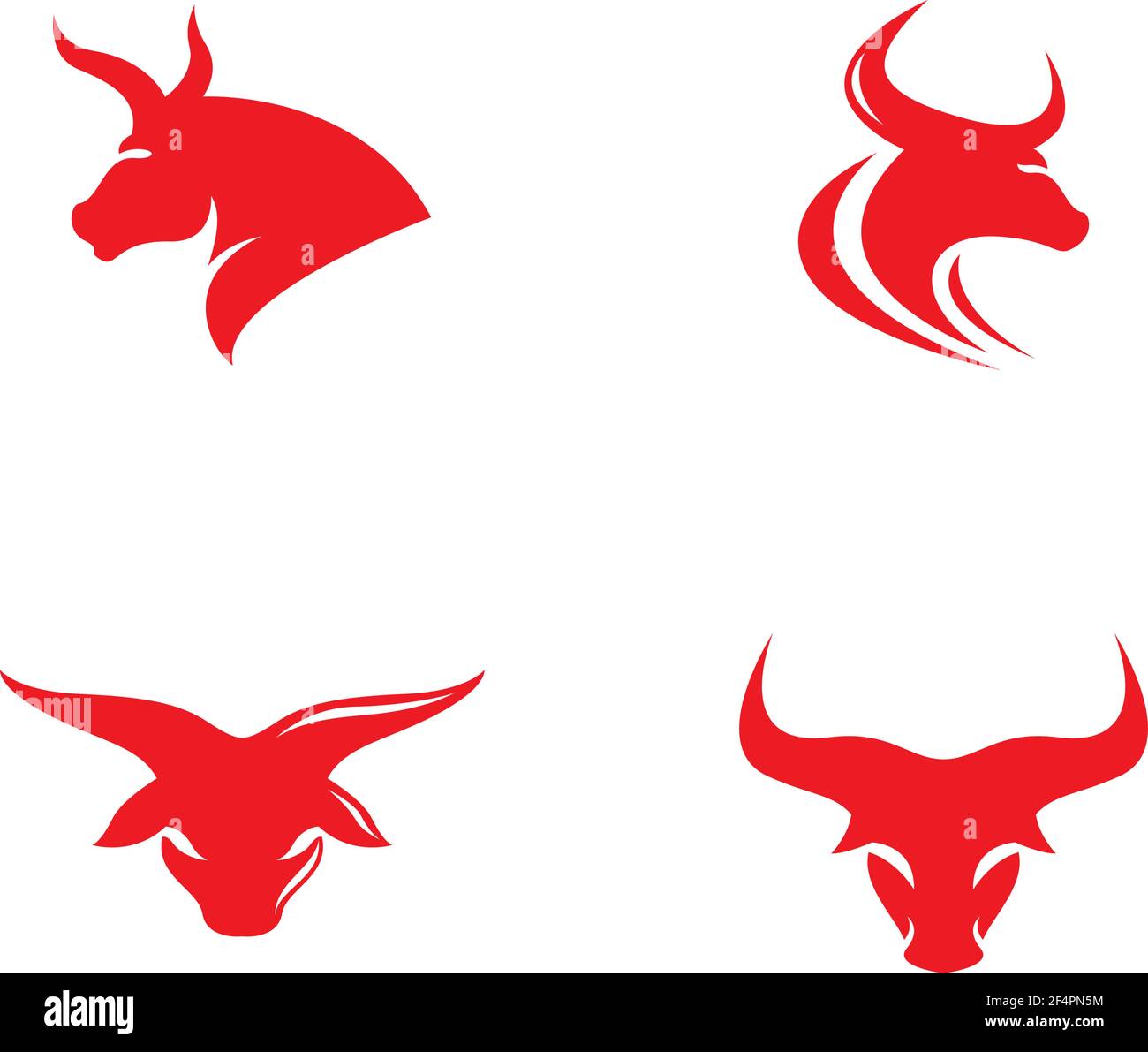 Bull head logo images Stock Vector Image & Art - Alamy