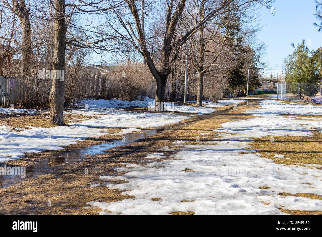 Melting puddle hi-res stock photography and images - Alamy