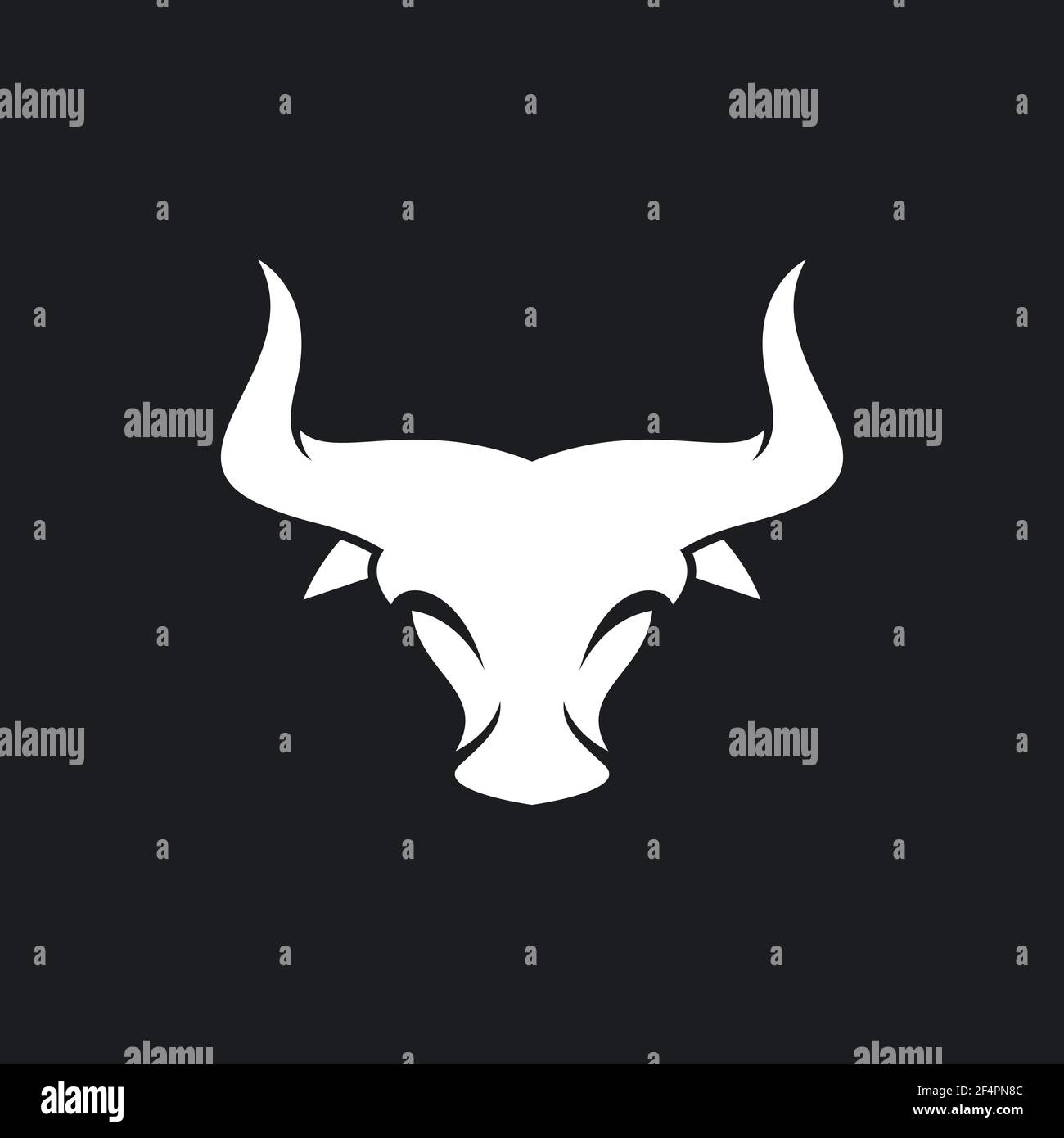 Bull head logo images Stock Vector Image & Art - Alamy