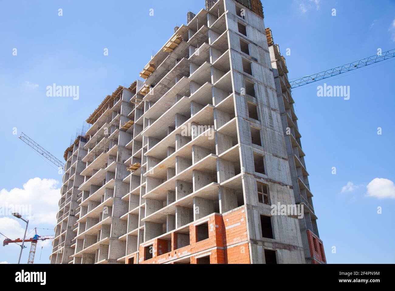 New apartment building under construction Stock Photo - Alamy