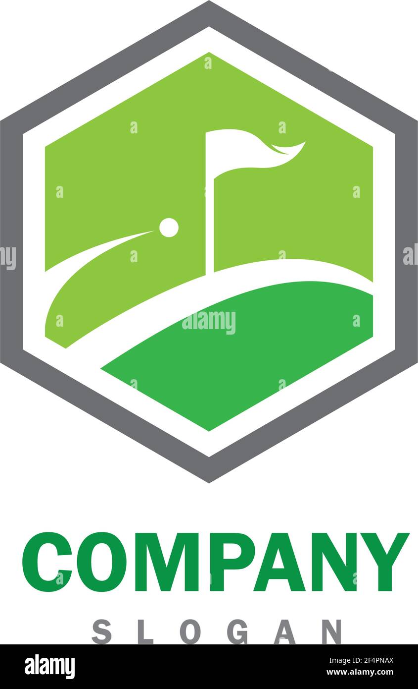 Golf logo vector icon illustration Stock Vector Image & Art - Alamy