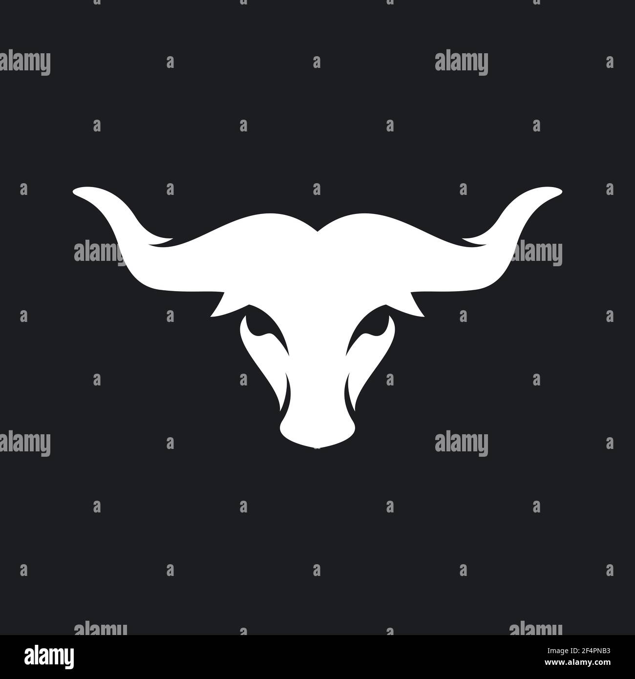 Bull head logo images Stock Vector Image & Art - Alamy