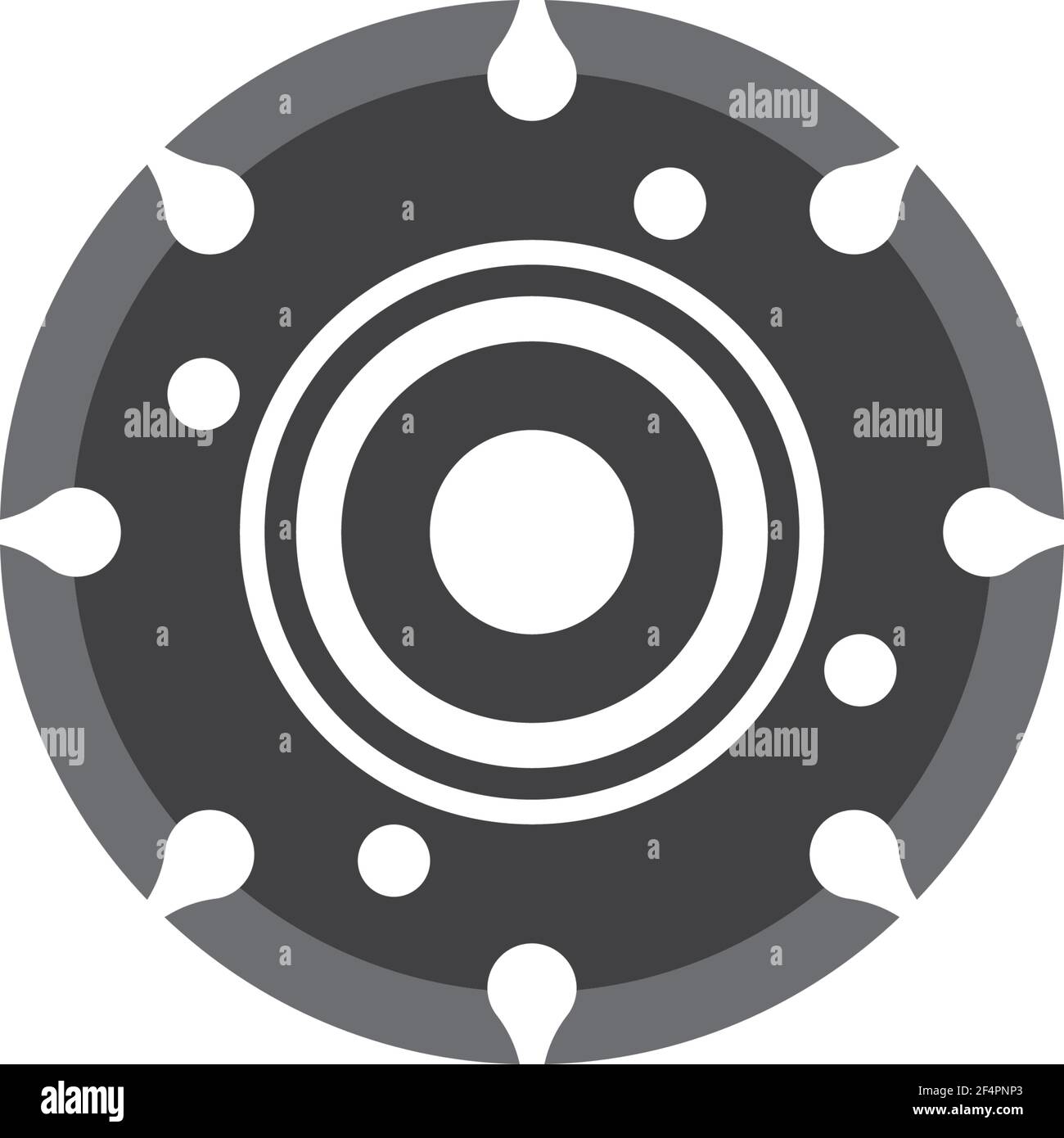 Grinding logo vector icon illustration design Stock Vector Image & Art ...