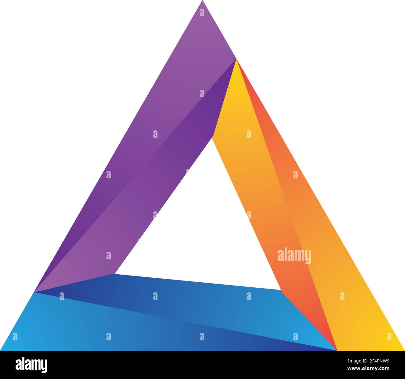 Triangle media logo images Stock Vector Image & Art - Alamy