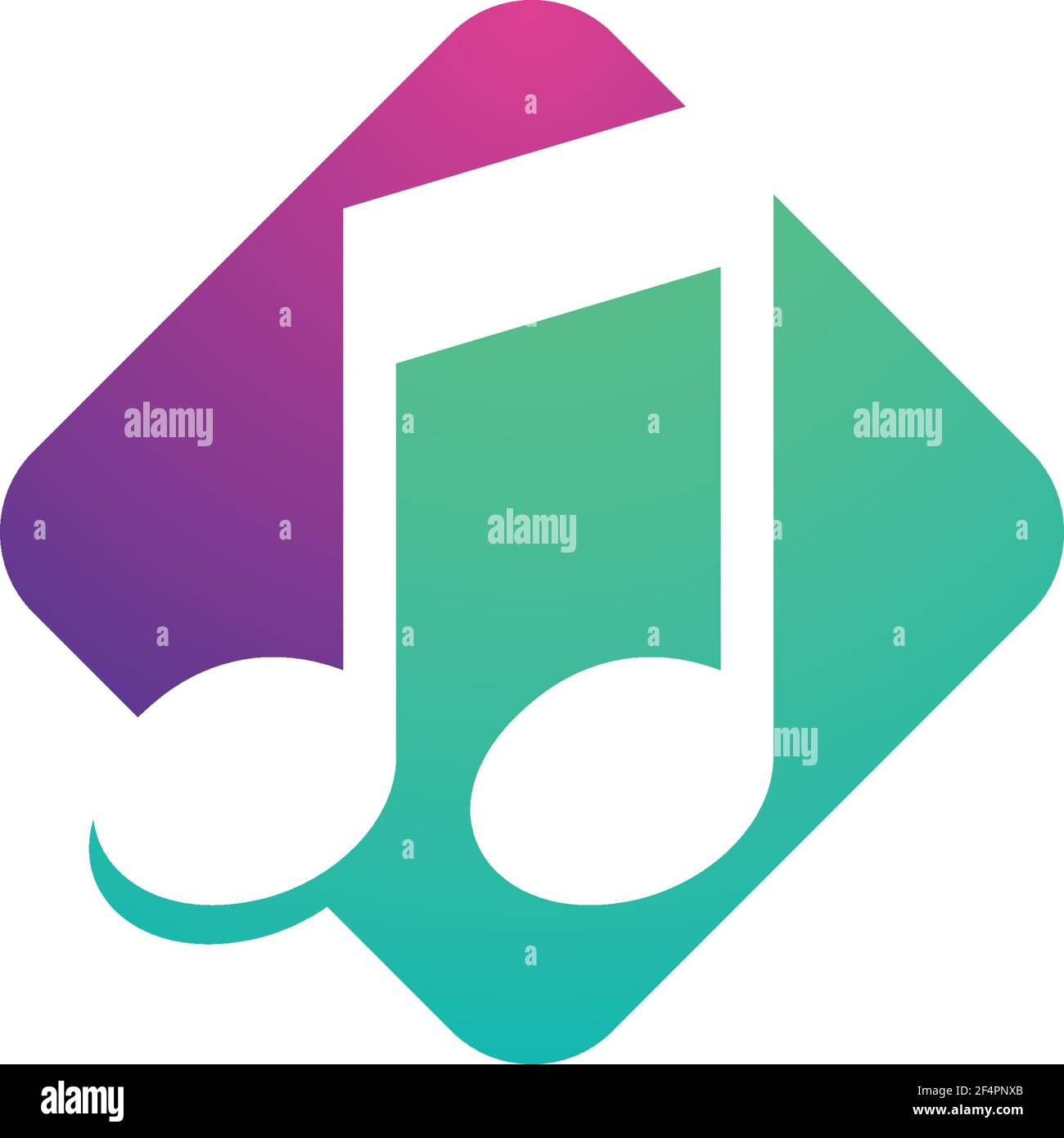 Music logo creative vector icon illustration Stock Vector Image & Art ...