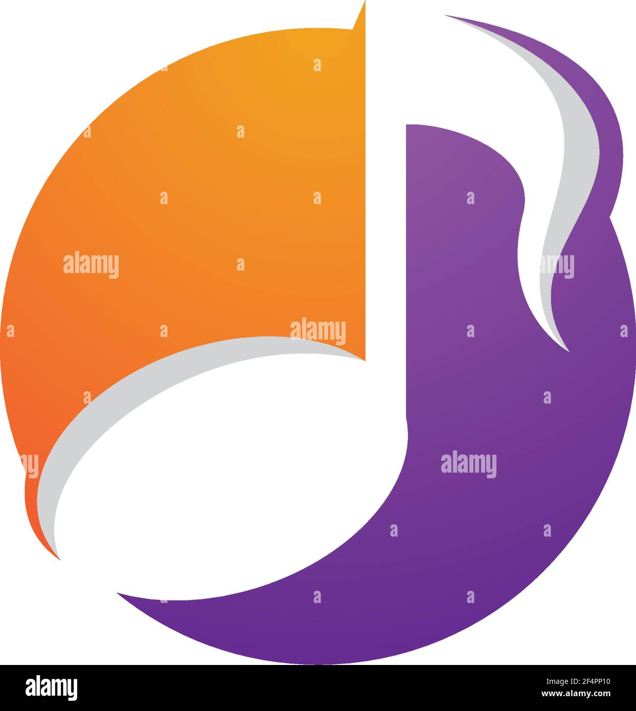 Music note logo images Stock Vector Image & Art - Alamy