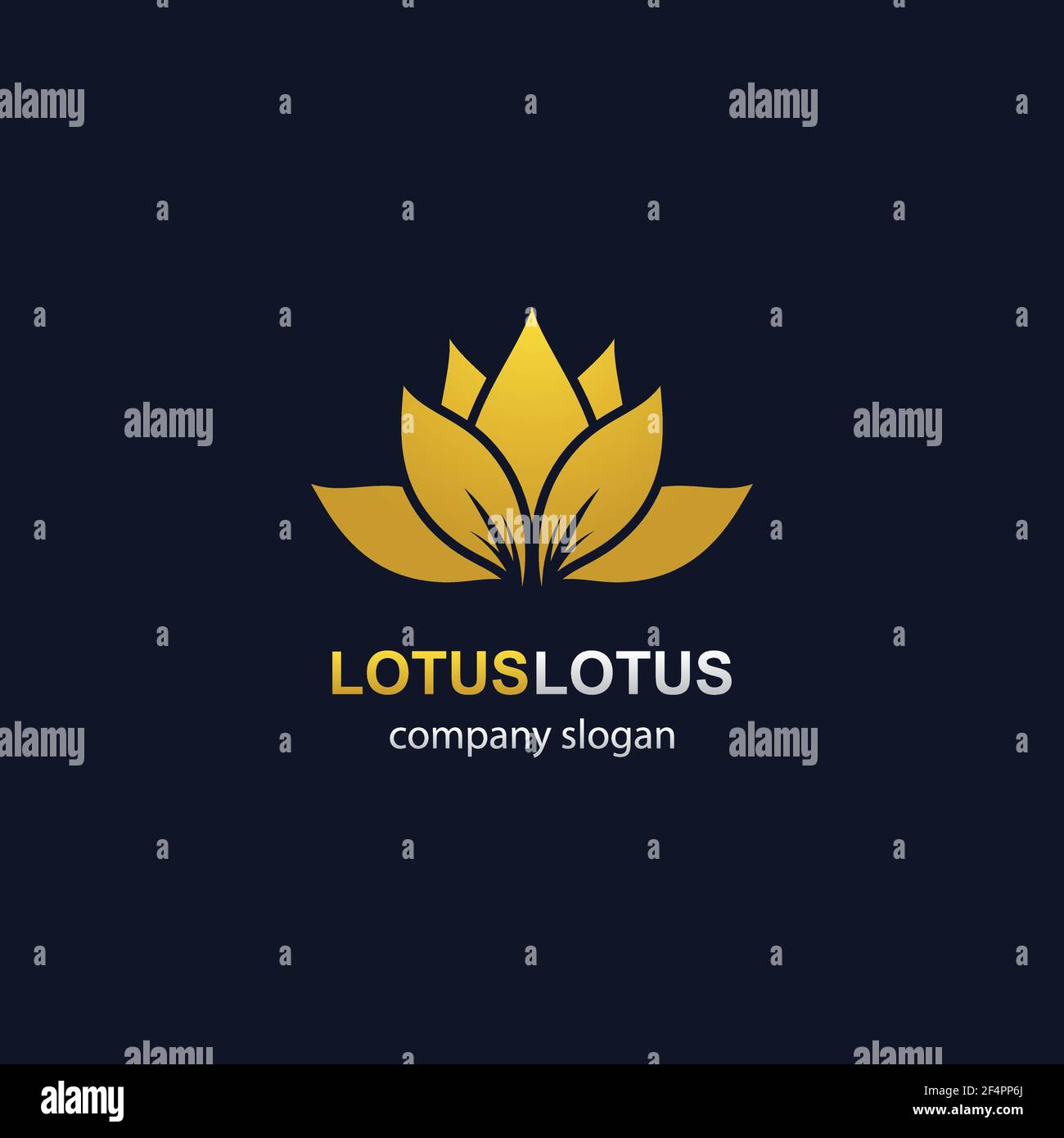 Lotus logo template vector icon design Stock Vector Image & Art - Alamy