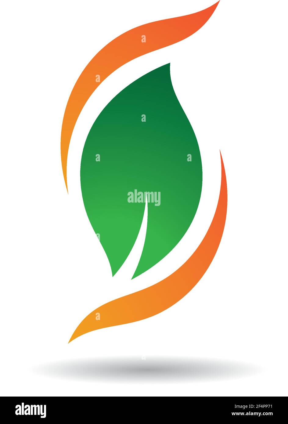 Leaf logo images Stock Vector Image & Art - Alamy