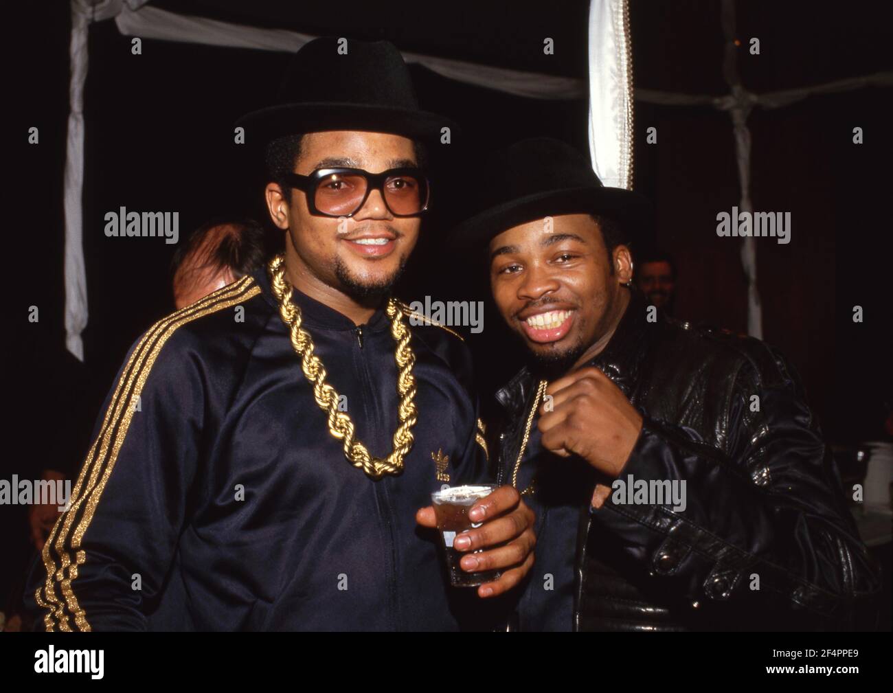 Darryl McDaniels of Run-DMC 1986 Credit: Ralph Dominguez/MediaPunch ...