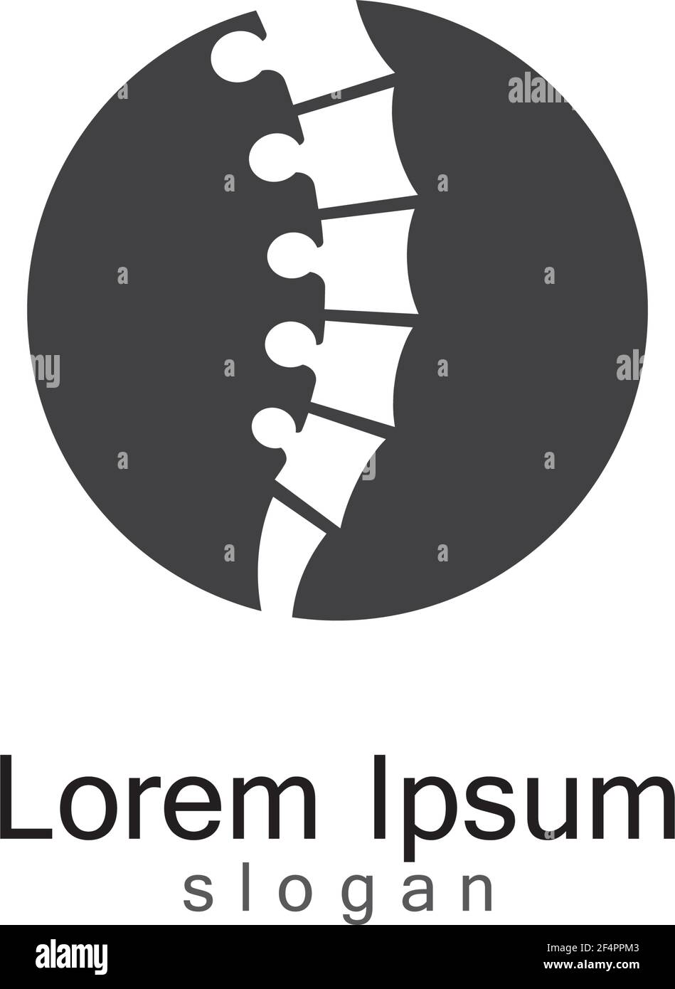 Spine logo template vector icon design Stock Vector Image & Art - Alamy