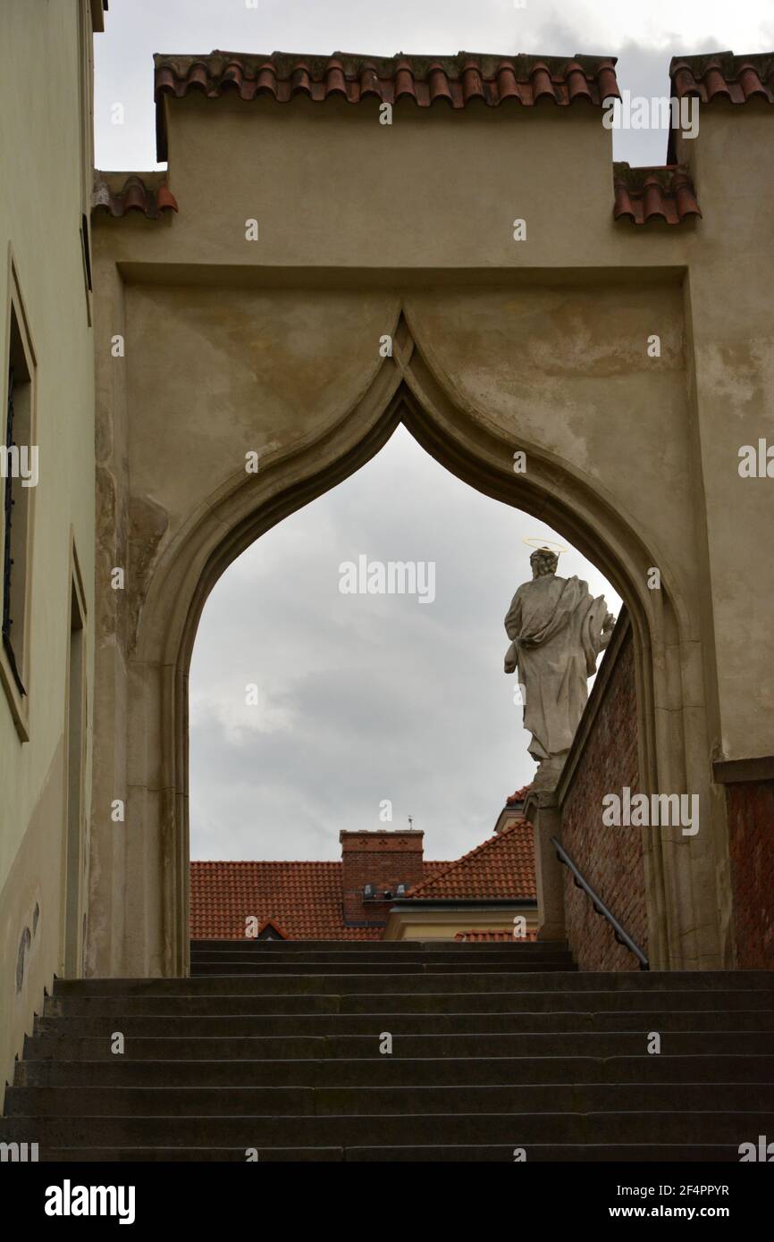 Beautiful building details in the historic center of Brno, Czech ...