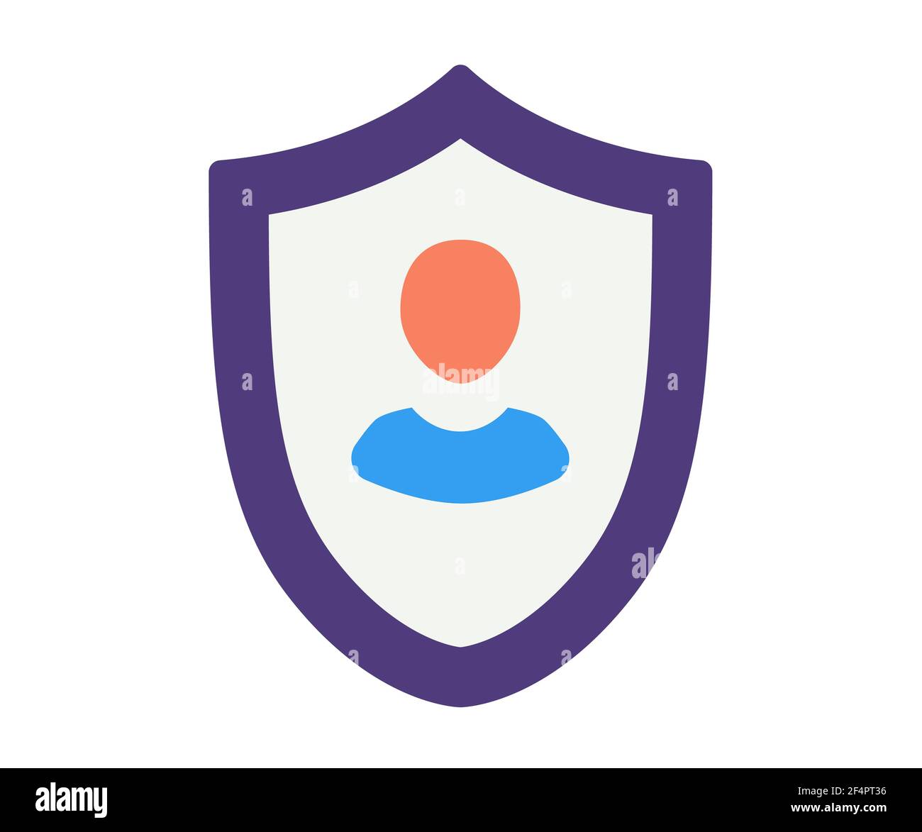 protection employee insurance single isolated icon with flat style ...