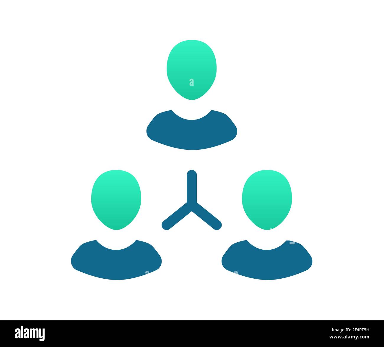 network team relationship single isolated icon with gradient style ...