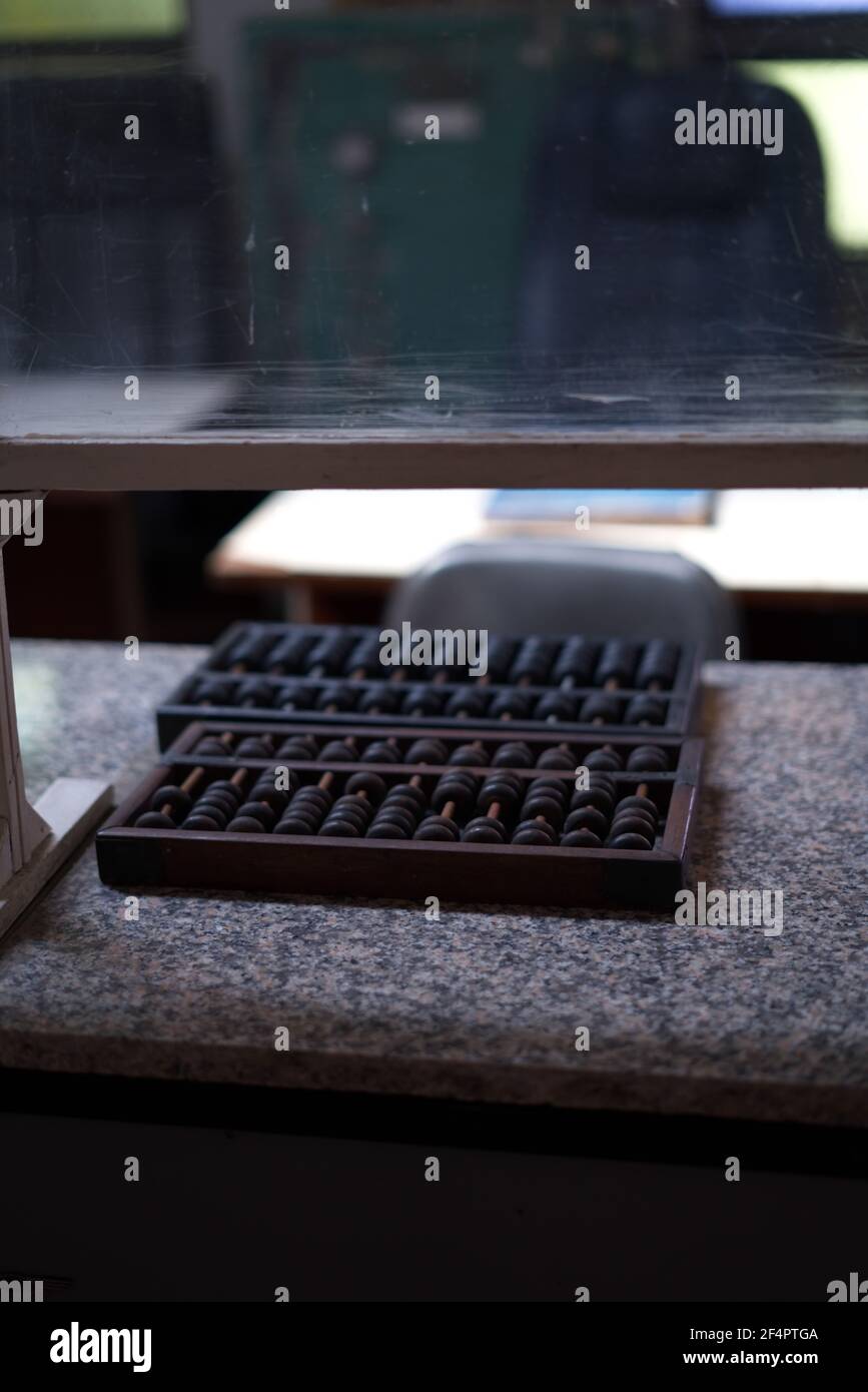 Old fashioned bank cashier hi-res stock photography and images - Alamy