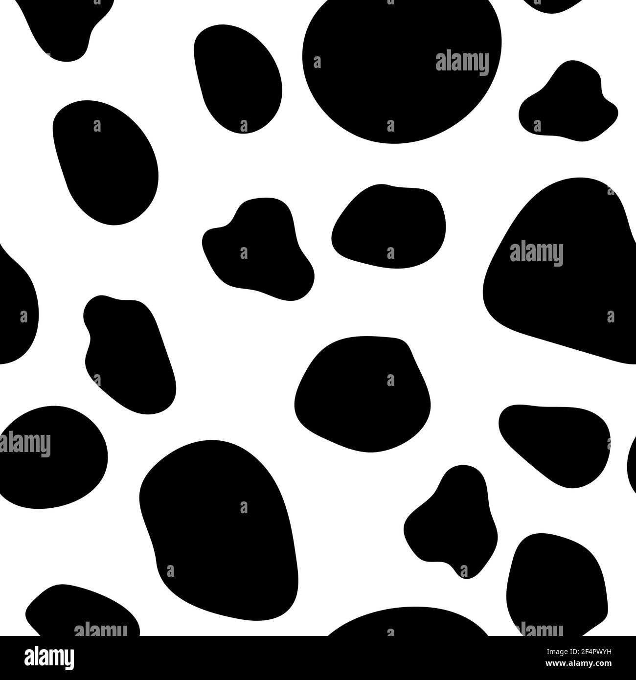 Irregular Blob Seamless Pattern Of Abstract Organic Shapes Abstract Irregular Random Blobs