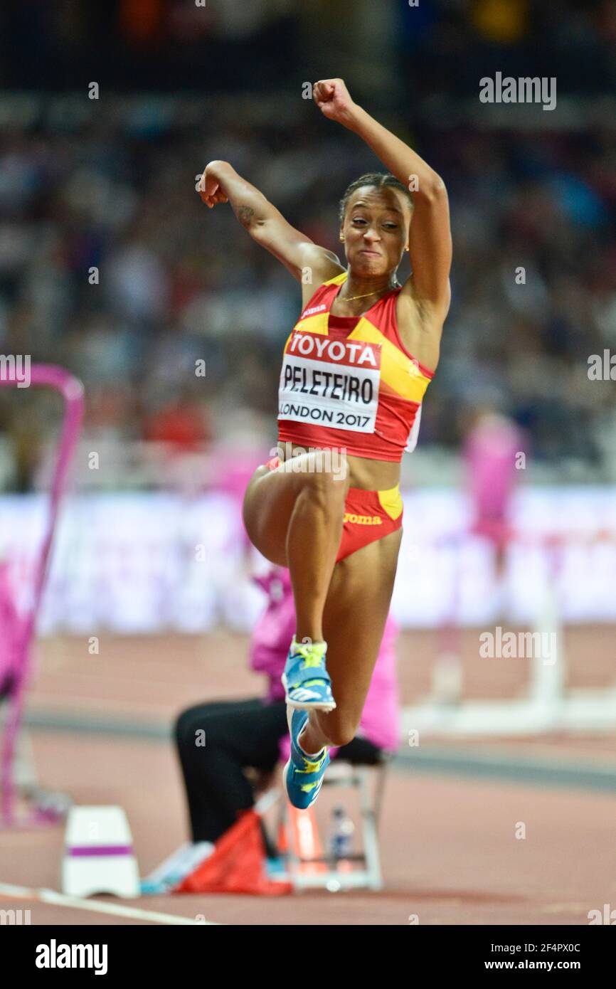 Ana Peleteiro (Spain). Triple Jump women, Final. IAAF Athletics World ...