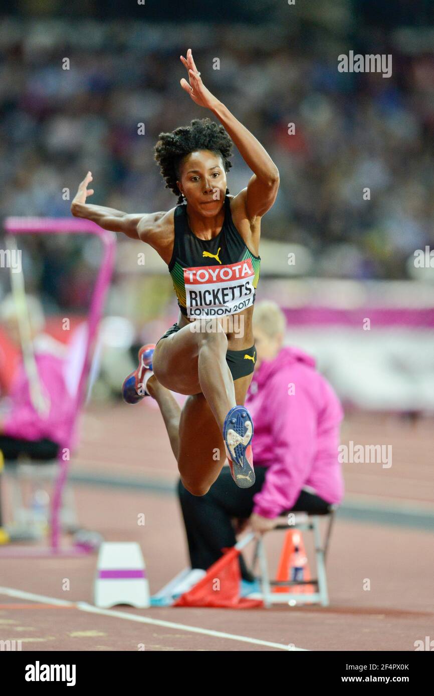 Shanieka Ricketts (Jamaica). Triple Jump women, Final. IAAF Athletics ...