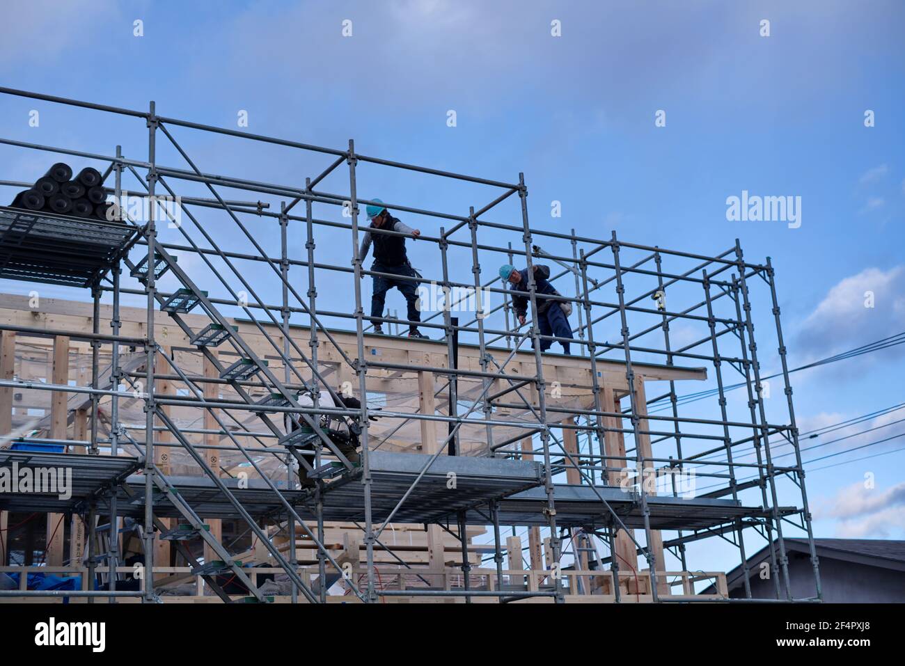 Wooden construction site japan hi-res stock photography and images - Alamy