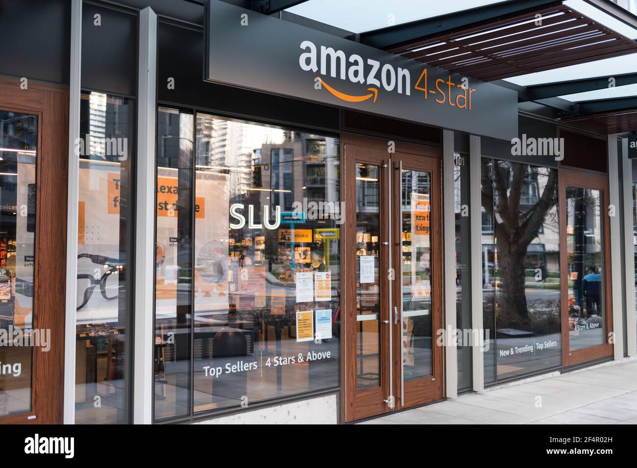 Seattle, USA. 22nd Mar, 2021. The Amazon 4-star store in South Lake ...