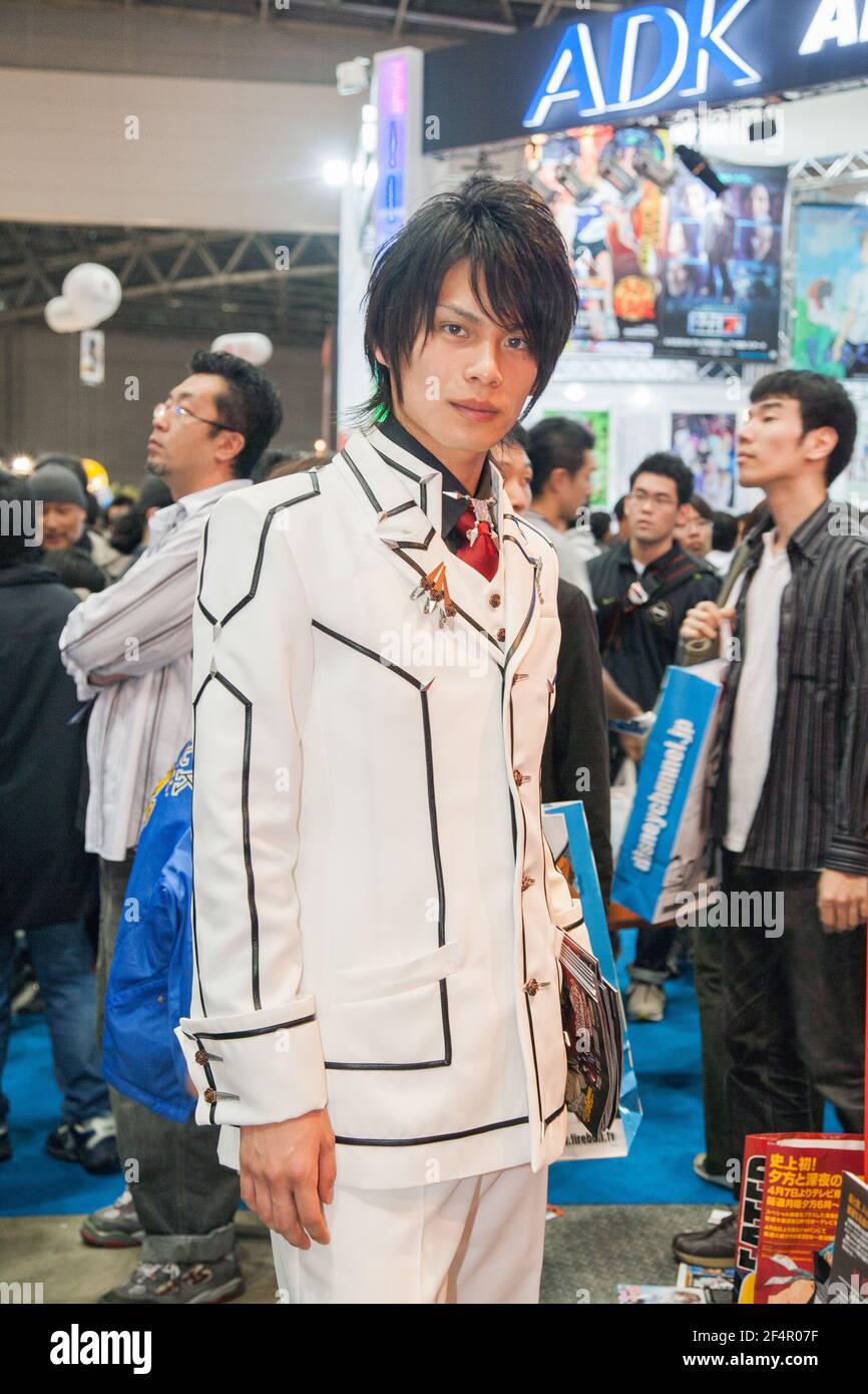 Handsome Japanese male dressed as character from manga/anime series ...
