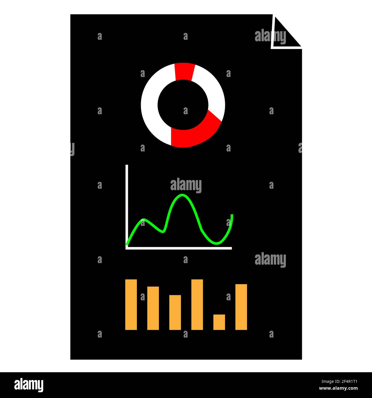 financial analytics icon on white background. economy sign. business ...