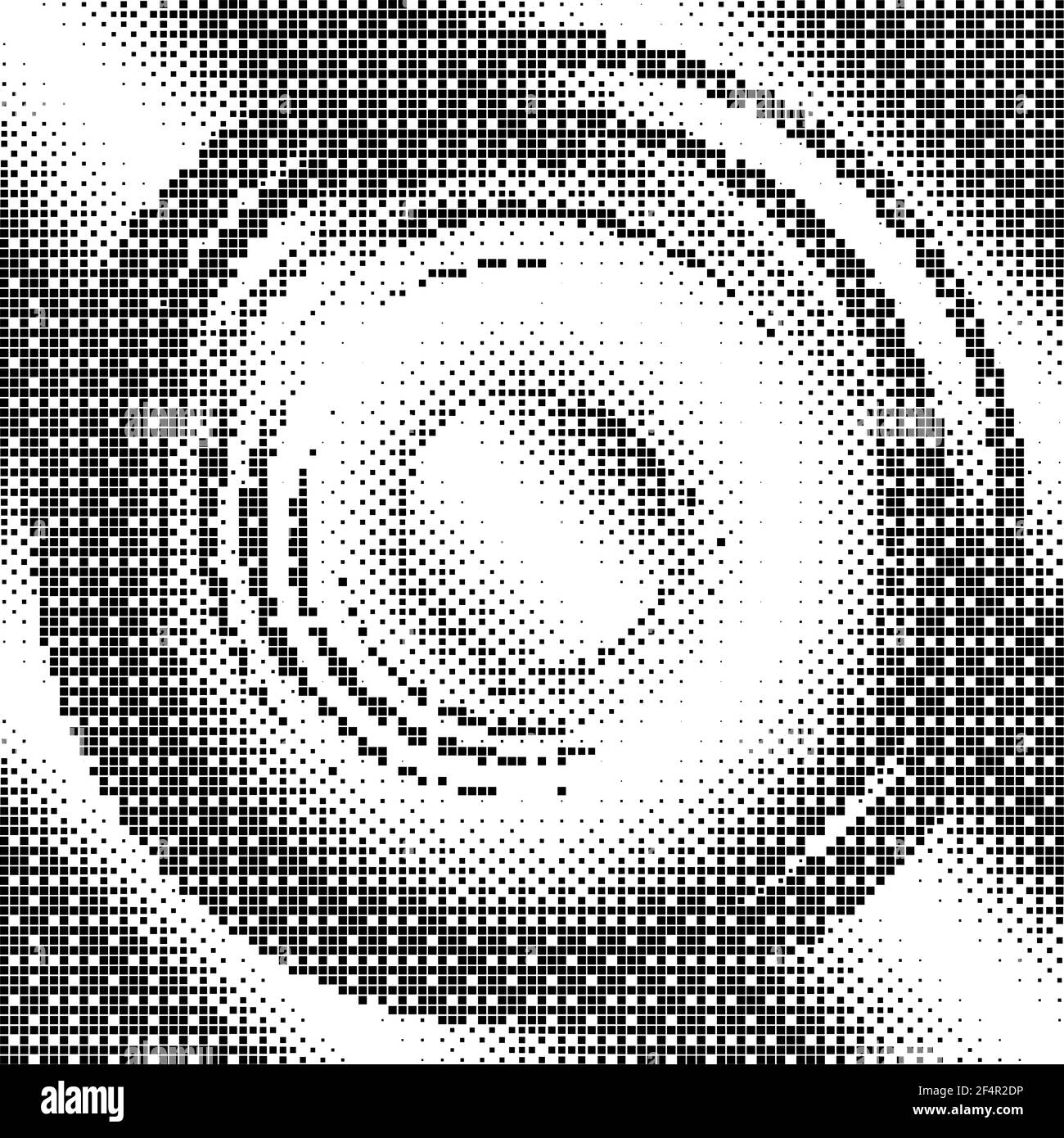Abstract Square Halftone Vector Illustration Stock Vector Image & Art ...