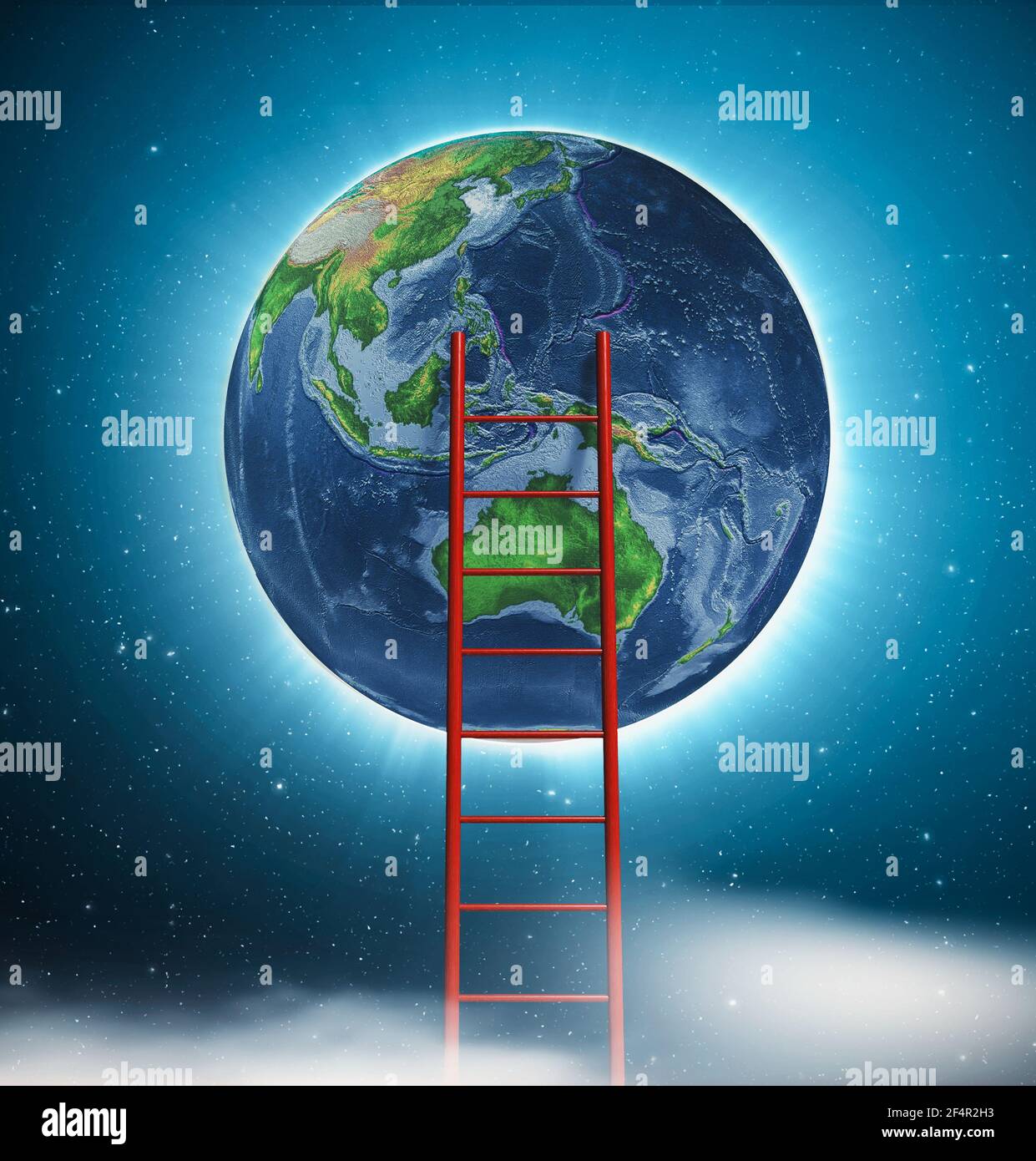 Earth ladder hi-res stock photography and images - Alamy