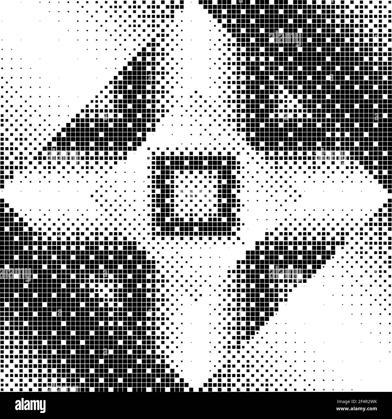 Abstract Square Halftone Vector Illustration Stock Vector Image & Art ...