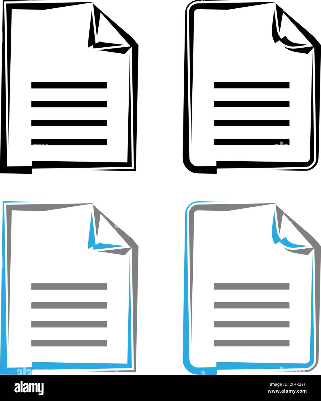 File Icon Symbol Vector Illustration Stock Vector Image & Art - Alamy