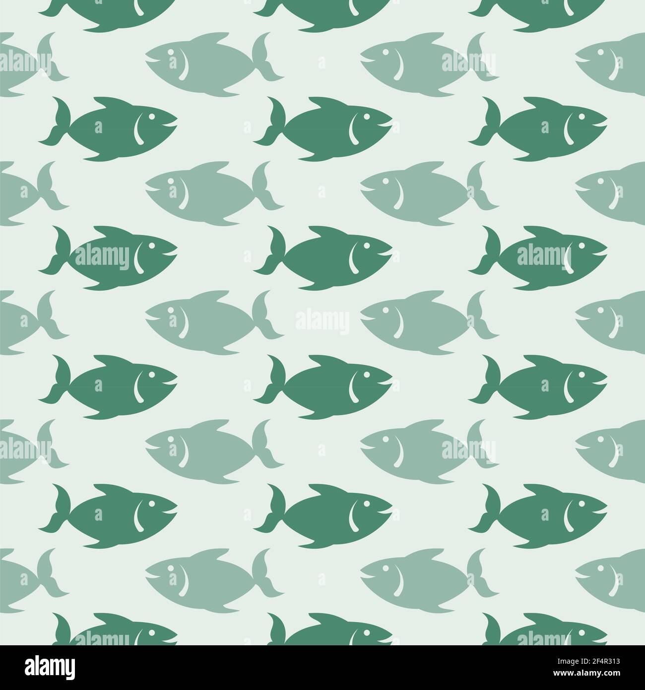 Fish Seamless Pattern Vector Illustration Stock Vector Image & Art - Alamy
