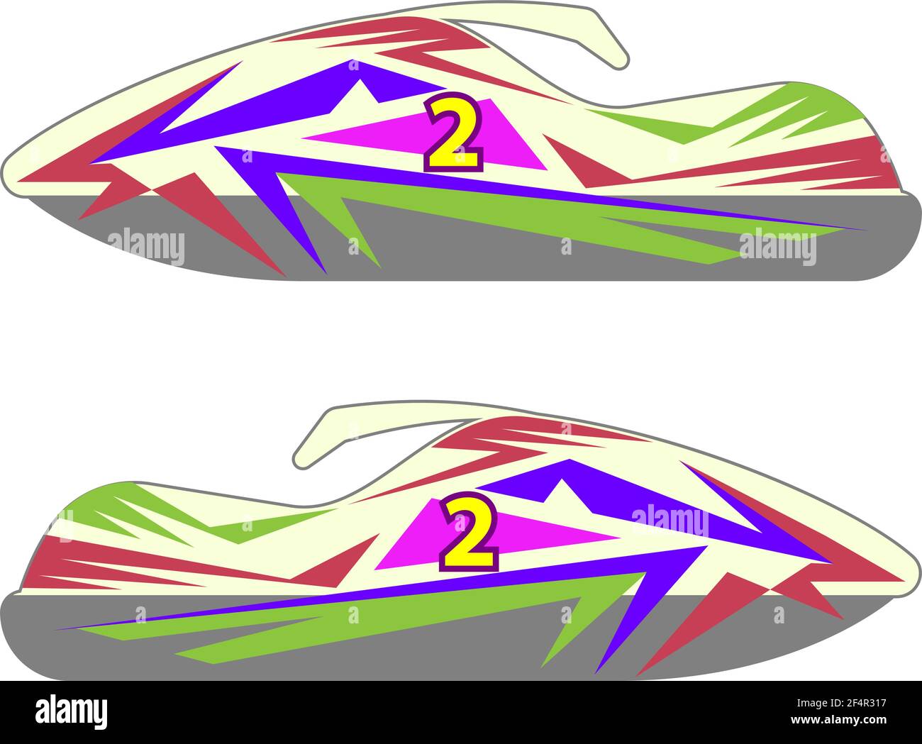 Snowmobile, Snow Machine, Motorcycle, Bike, Scooter Graphics, Stripe ...