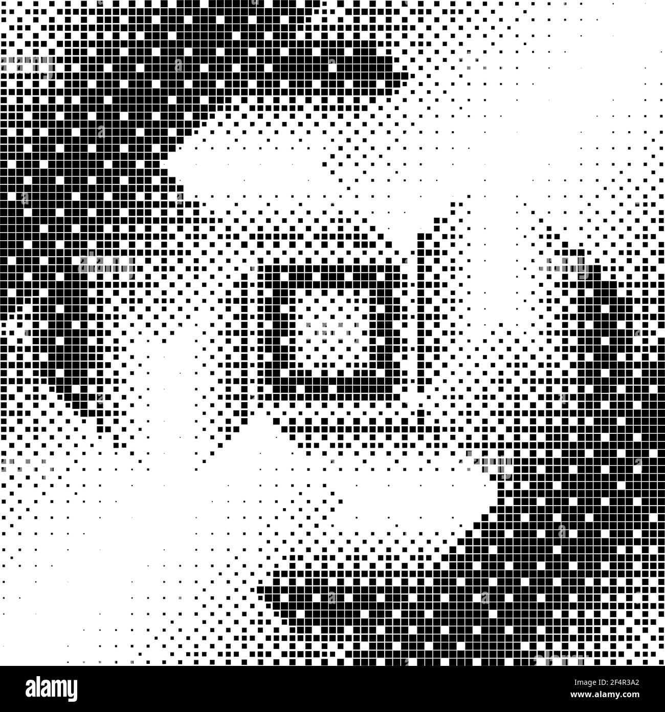 Abstract Square Halftone Vector Illustration Stock Vector Image & Art ...