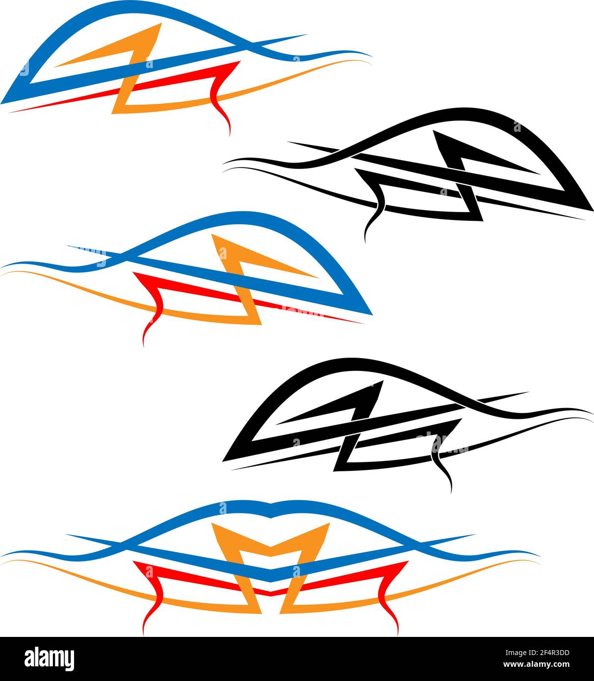 Vehicle Graphics, Stripe : Vinyl Ready Design Stock Vector Image & Art ...