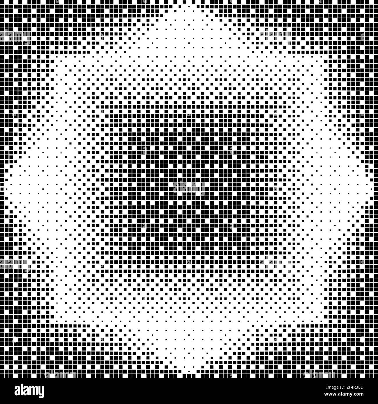 Abstract Square Halftone Vector Illustration Stock Vector Image & Art ...