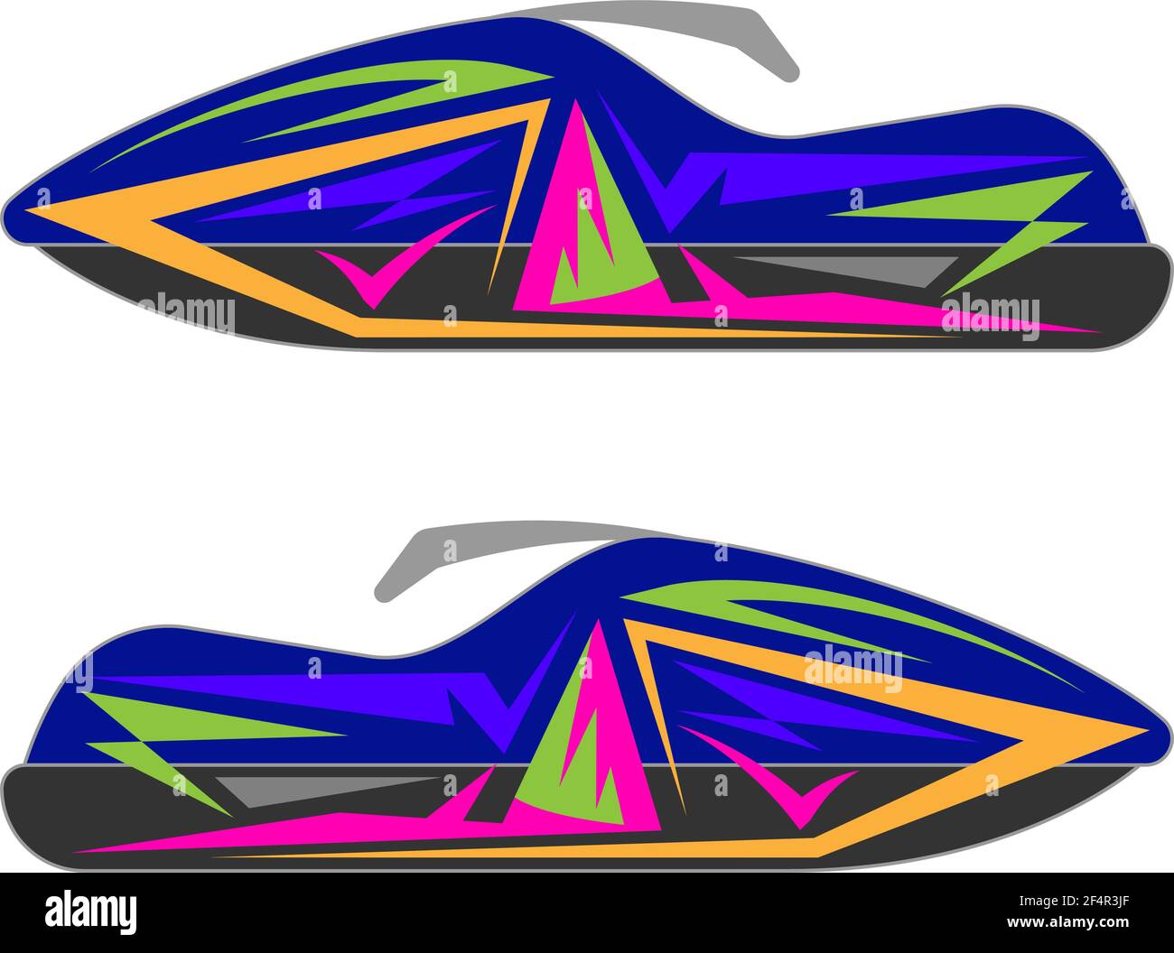 Snowmobile, Snow Machine, Motorcycle, Bike, Scooter Graphics, Stripe ...