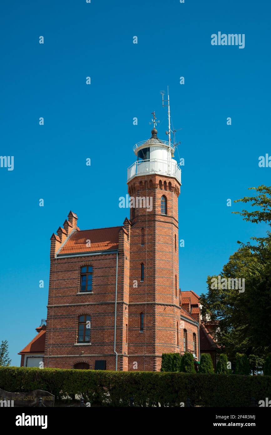 Ustka stolpmunde lighthouse hi-res stock photography and images - Alamy