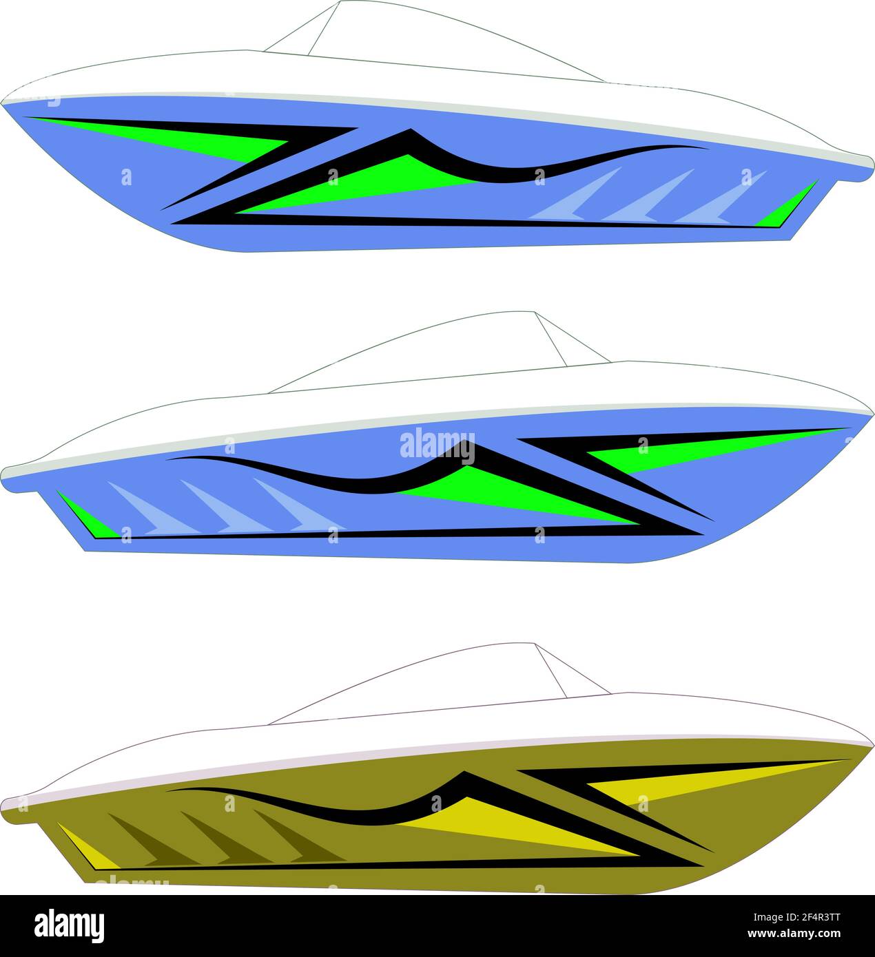 Boat Graphics, Stripe : Vinyl Ready Vector Art Stock Vector Image & Art ...