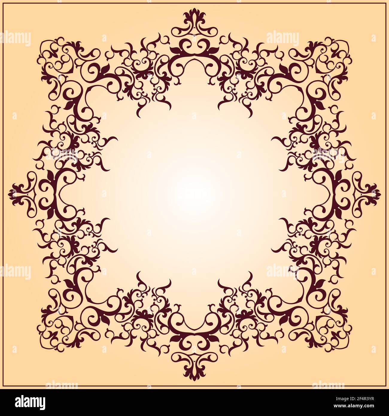 Frame Border Design Vector Illustration Stock Vector Image & Art - Alamy