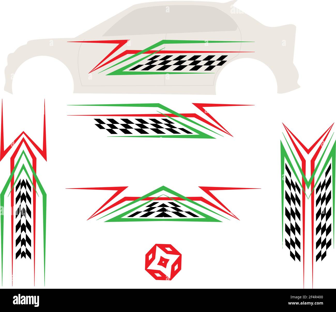Tribal Car Decal : Vinyl Ready, Vehicle Graphics Vector Illustration ...