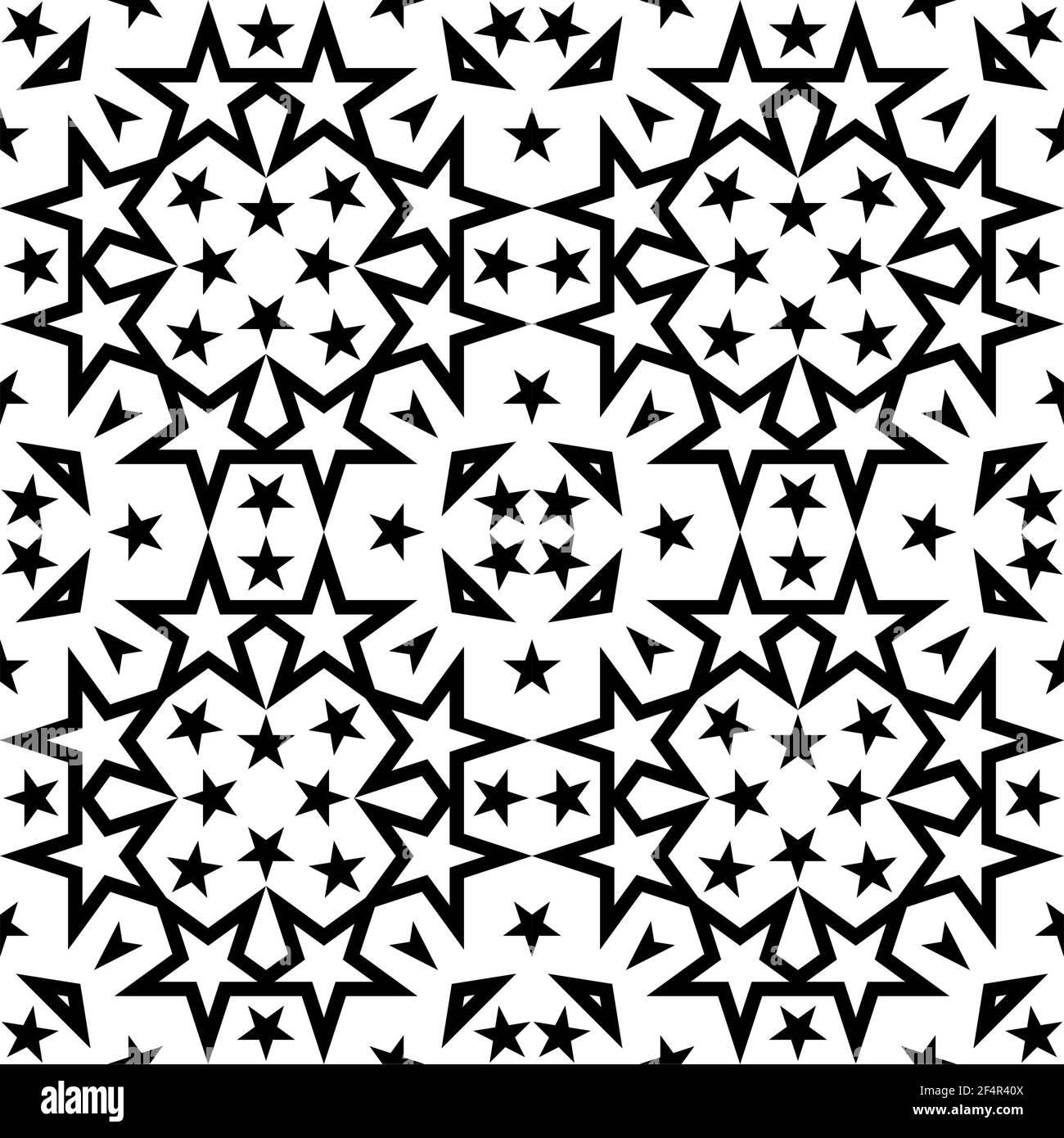 Star Seamless Pattern Vector Illustration Stock Vector Image & Art - Alamy