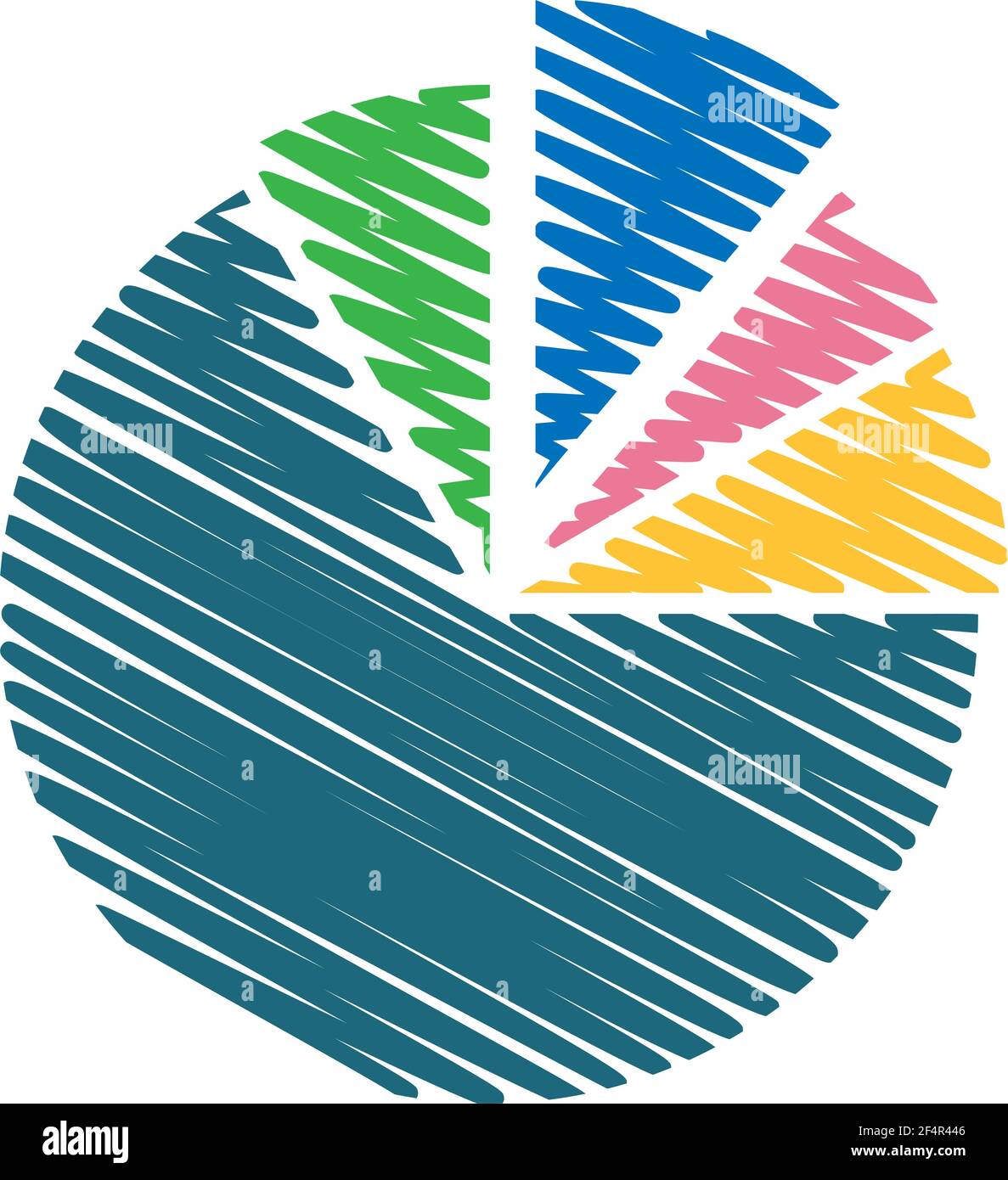 Pie Chart Icon Vector Illustration Stock Vector Image & Art - Alamy