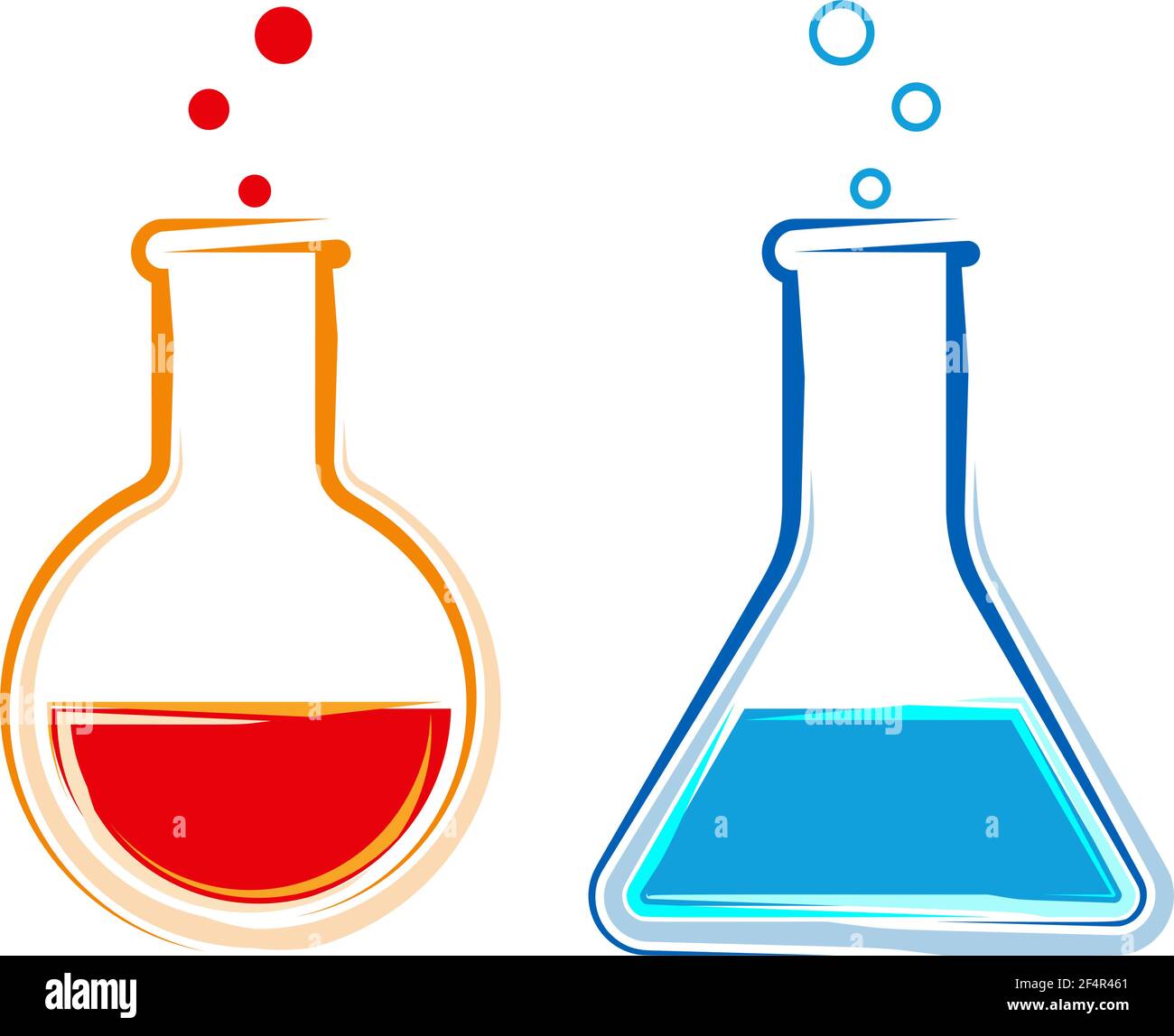 Laboratory Glass Beaker Icon Vector Illustration Stock Vector Image & Art - Alamy