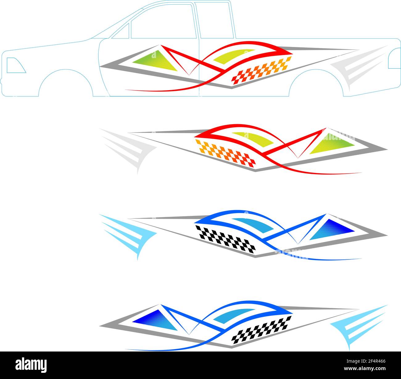 Vehicle Graphics, Stripe : Vinyl Ready Vector Art Stock Vector Image ...
