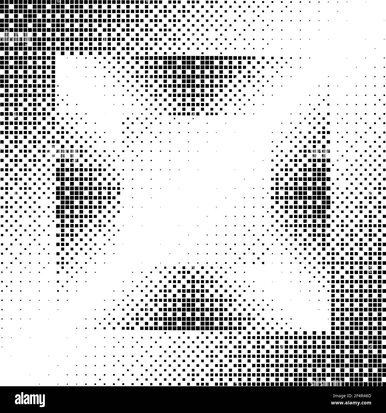 Abstract Square Halftone Vector Illustration Stock Vector Image & Art ...