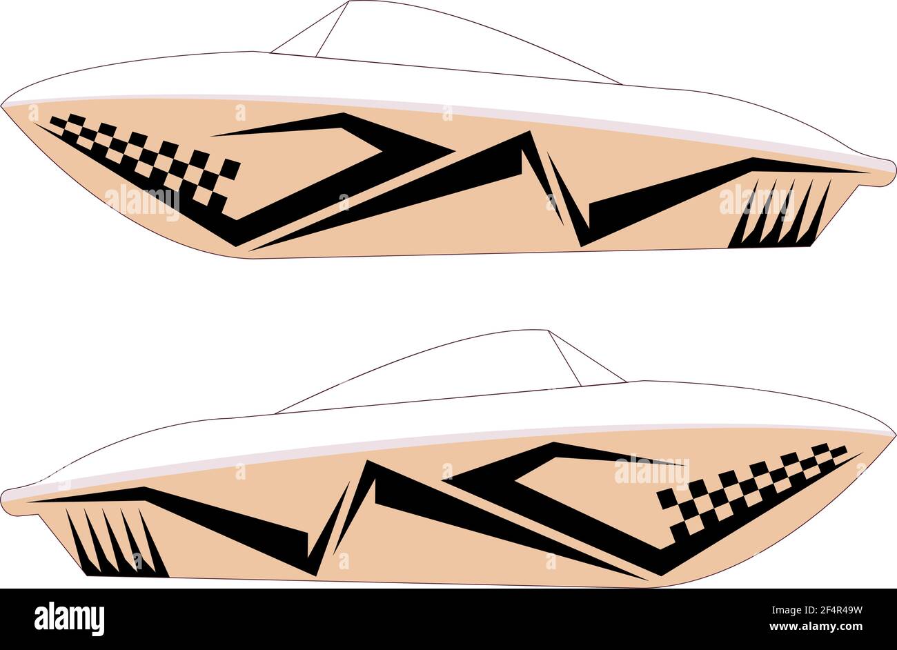 Boat graphics stripe vinyl ready hi-res stock photography and images ...