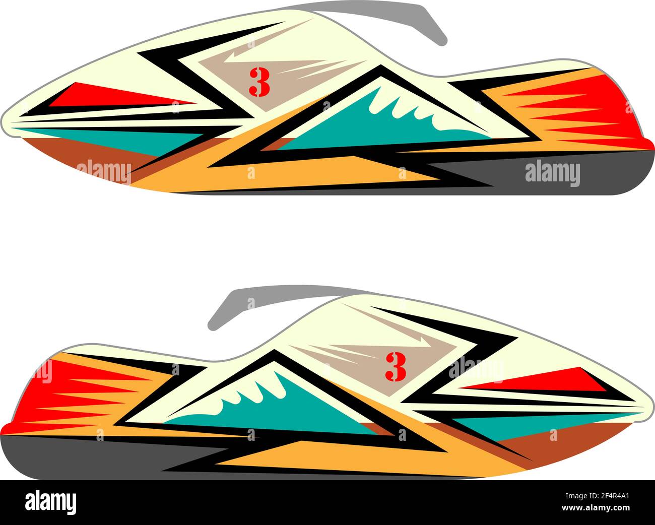 Snowmobile, Snow Machine, Motorcycle, Bike, Scooter Graphics, Stripe ...