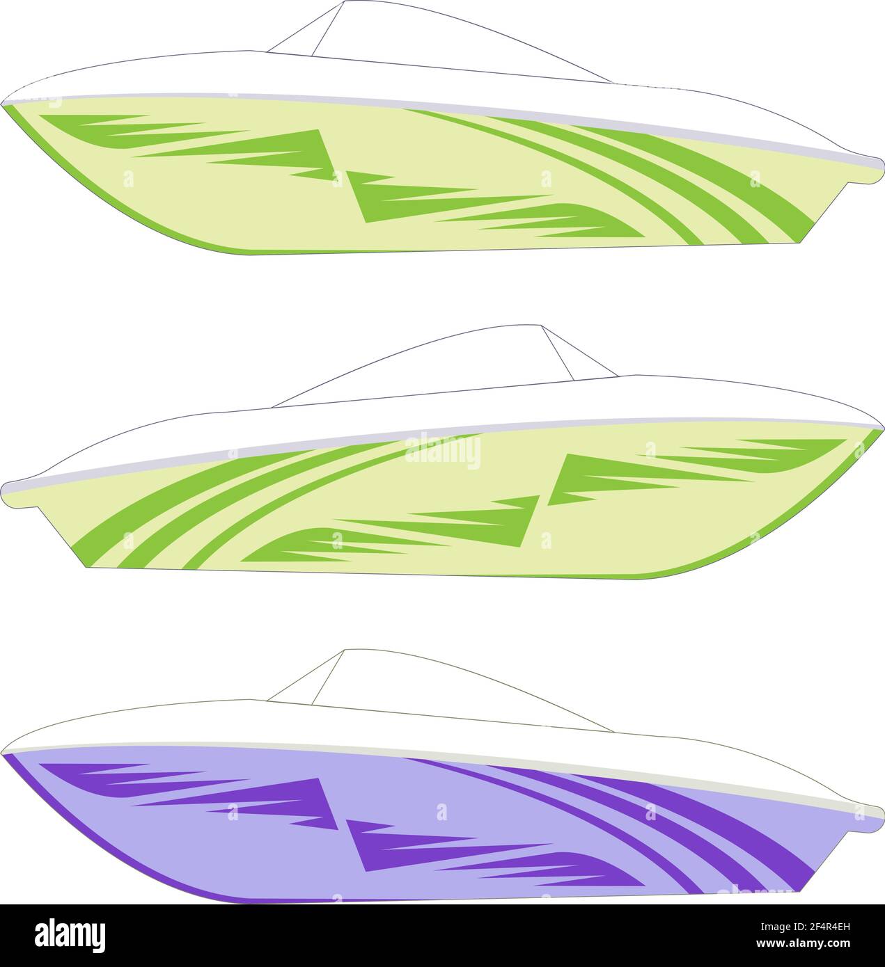 Boat Graphics, Stripe : Vinyl Ready Vector Art Stock Vector Image & Art ...