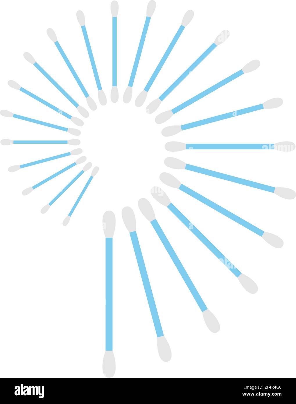 Cotton Swab, Cotton Bud Icon Pattern Vector Illustration Stock Vector ...